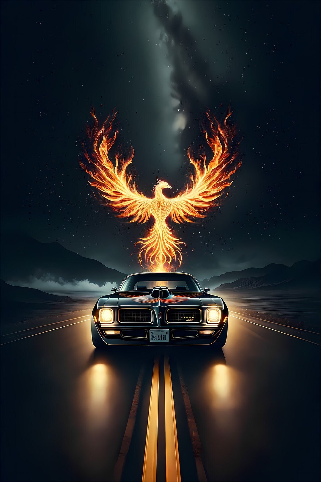 Pontiac Trans Am Firebird Print - Etsy