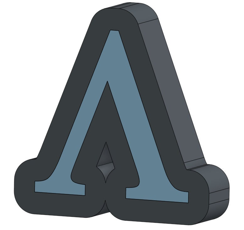 3D Printed Greek Letters Greek Alphabet Greek Sign - Etsy