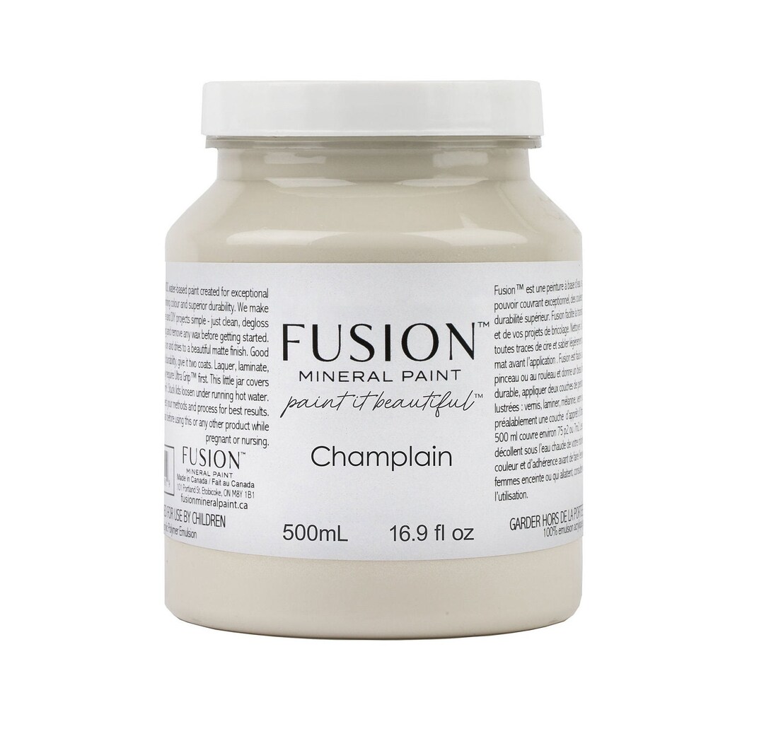 Champlain Fusion Mineral Paint – Warm White, Acrylic Painting Supply ...