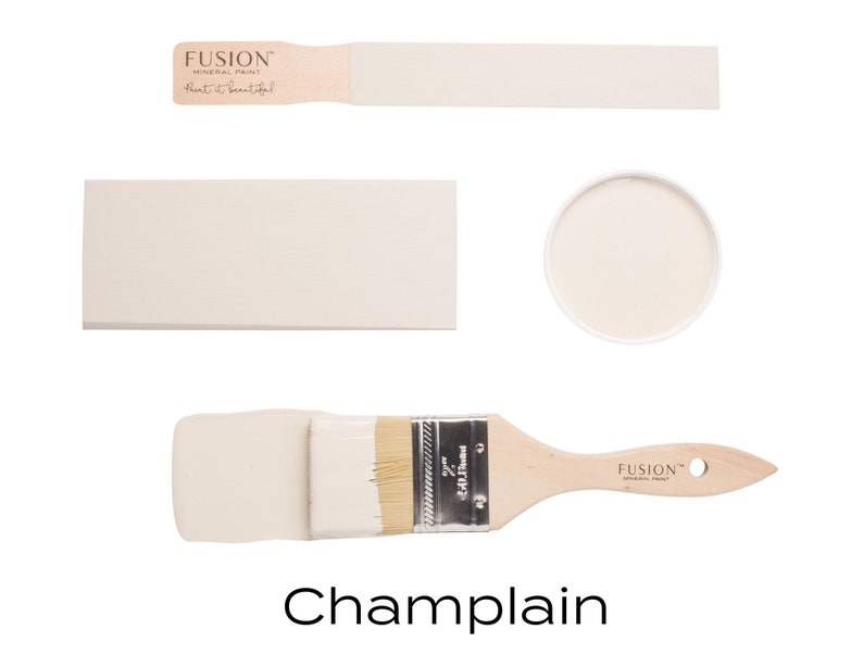 Champlain Fusion Mineral Paint – Warm White, Acrylic Painting Supply ...