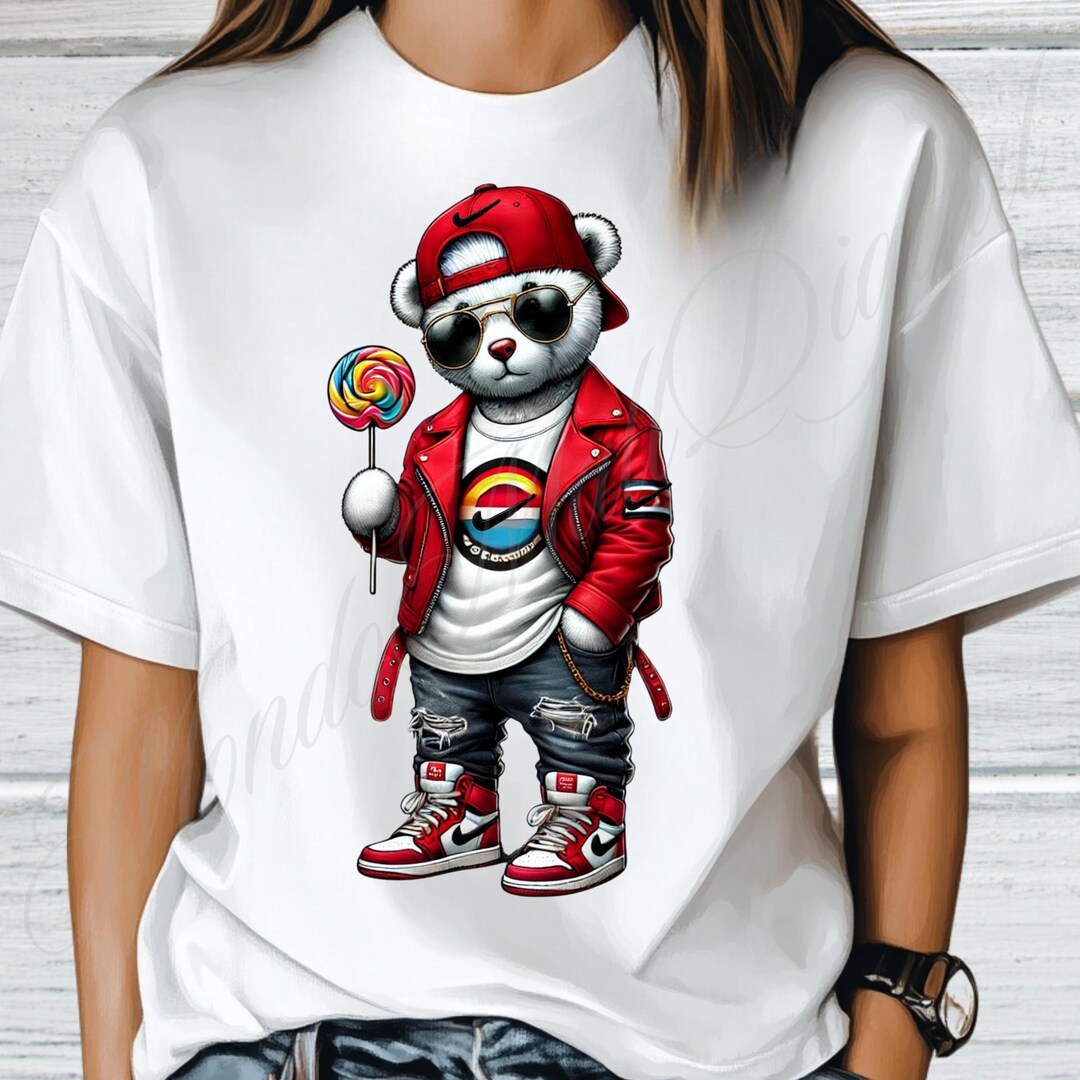 Designer Bear PNG, N Ikepng,cartoon Bear, Adventure Time, Hip Hop Bear ...