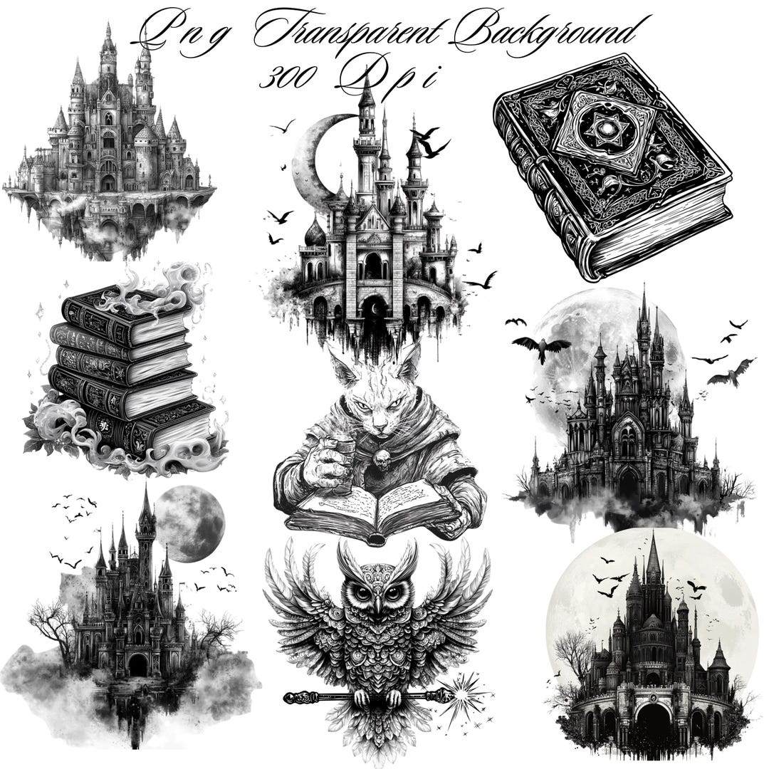Wizard Castle Book PNG Clipart: Magical World Graphics (digital ...