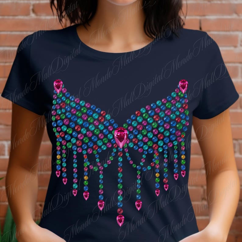 Rhinestone Bra PNG: Glam Crystal Jewel Design (digital Download) - Etsy