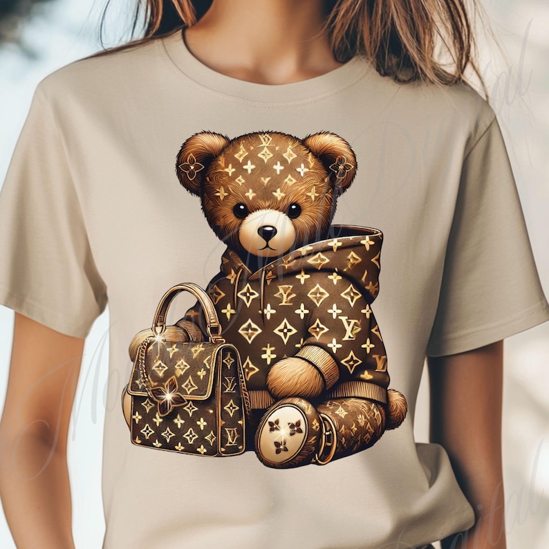 Hustler Bear Monogram PNG, Luxury Hip Hop Graffiti Design (digital ...