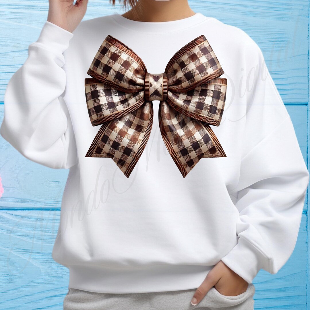 Coquette Brown Bow PNG: Geez Louis Funny Sublimation (digital Download ...
