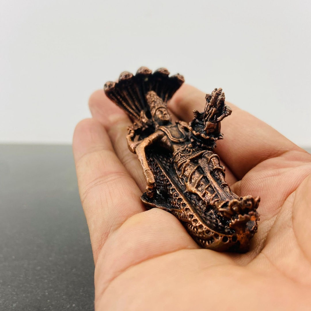 Small Size Copper Vishnu Idol - Etsy