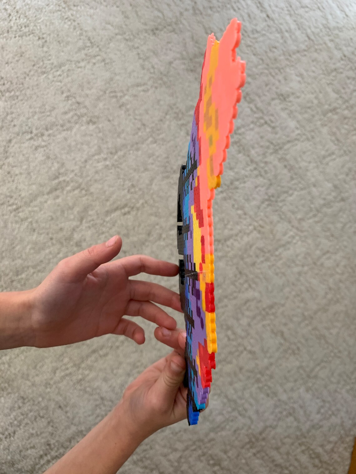 Forest Sunset Perler Bead Wolf - Etsy