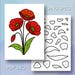 Stained Glass Pattern Poppy – Glass Ornament, Poppy Glass Art, Flower ...