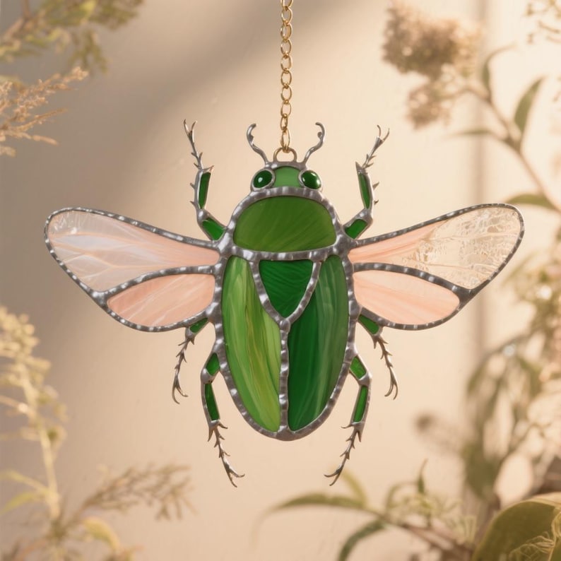 Bug Stained Glass Pattern, PDF Template, Insect Suncatcher Design - Etsy