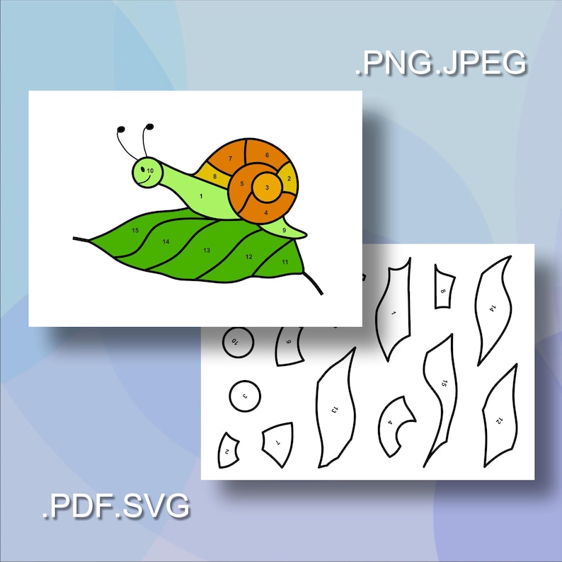 Stained Glass Pattern Snail – Glass Panel, Snail Design, Animal Stained ...
