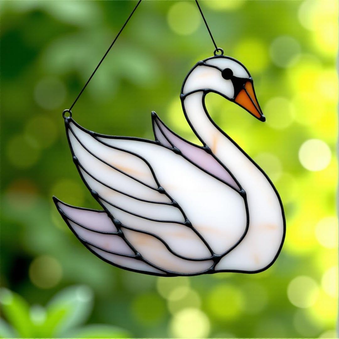 Stained Glass Patterns Silly Goose - Birds, Ornament, Suncatcher, Bird ...