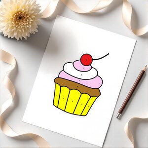 Stained Glass Patterns Cupcake Suncatcher - Stained Glass Art, Window ...