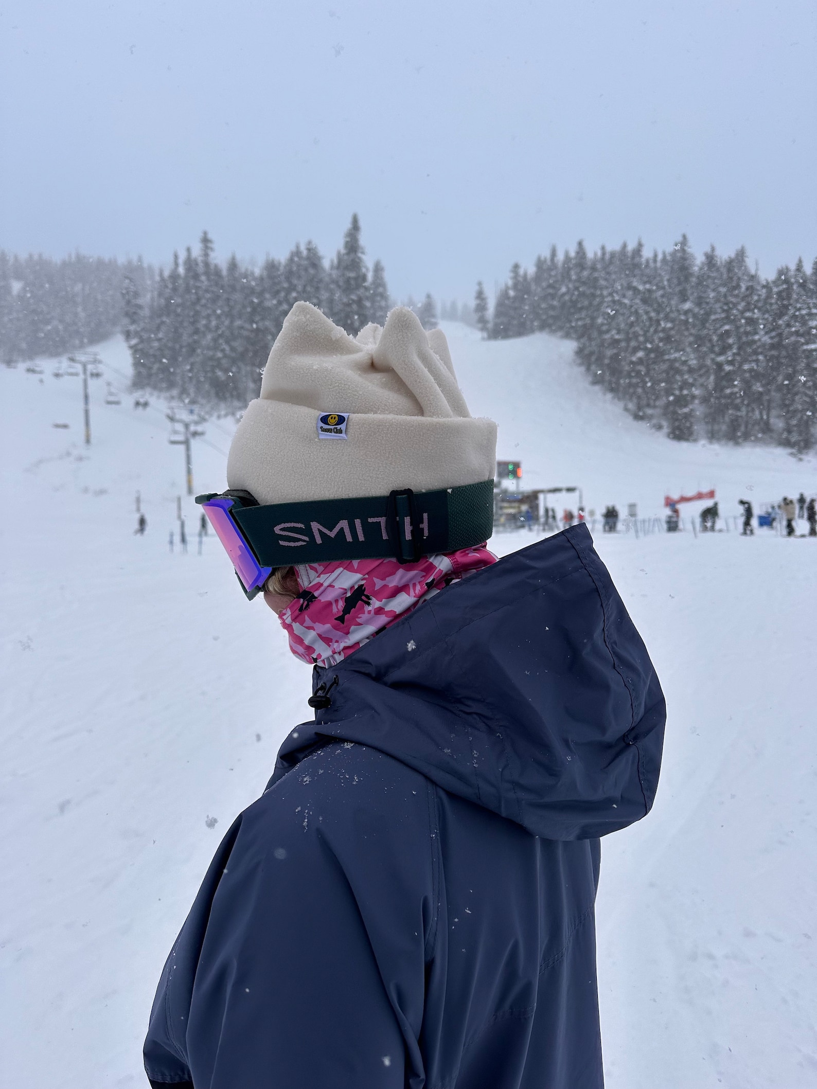 Snow Club Handmade in BC RETRO Anti-pill Polar Fleece 4 Point / Crown ...
