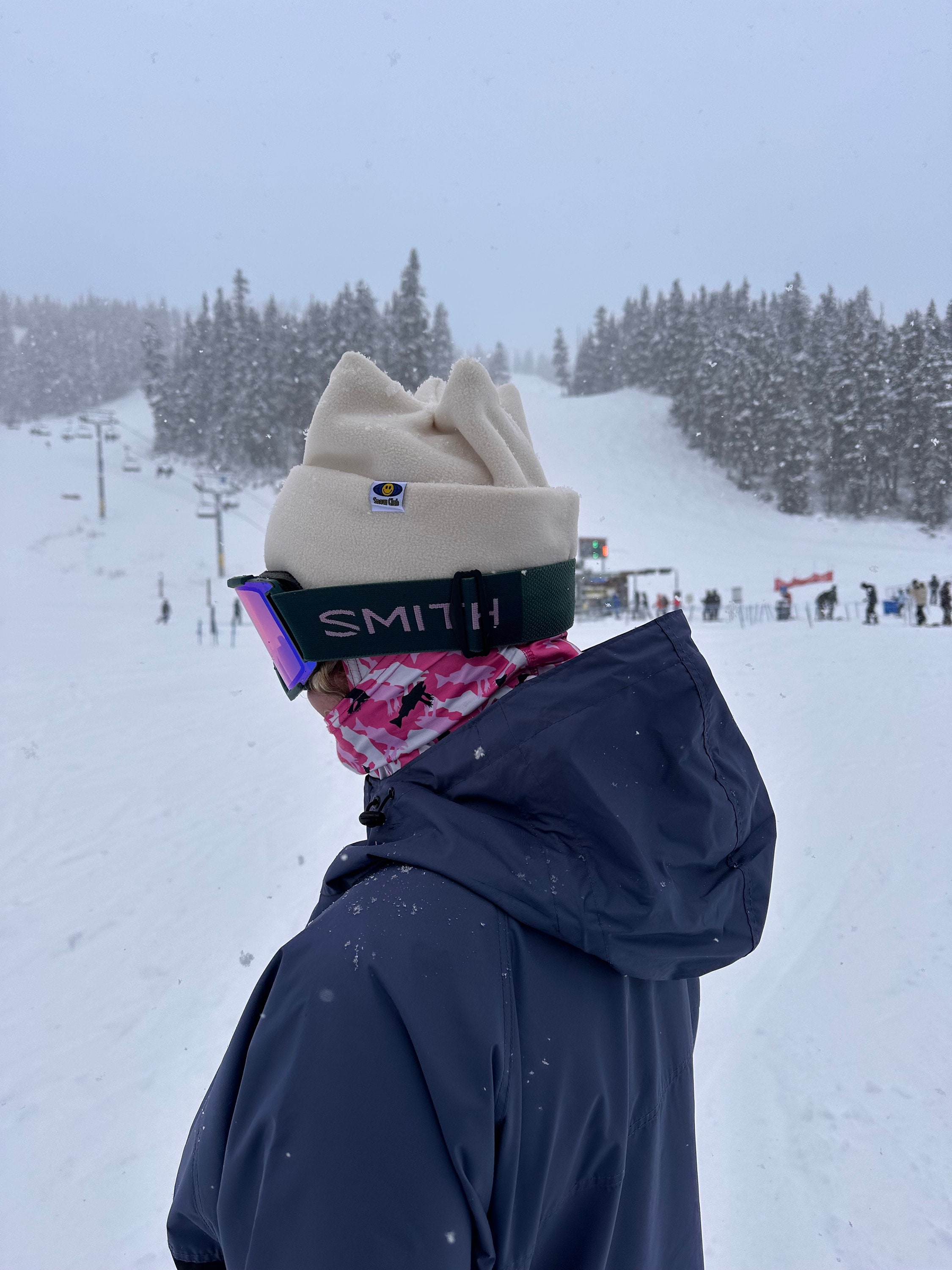 Snow Club Handmade in BC RETRO Anti-pill Polar Fleece 4 Point / Crown ...