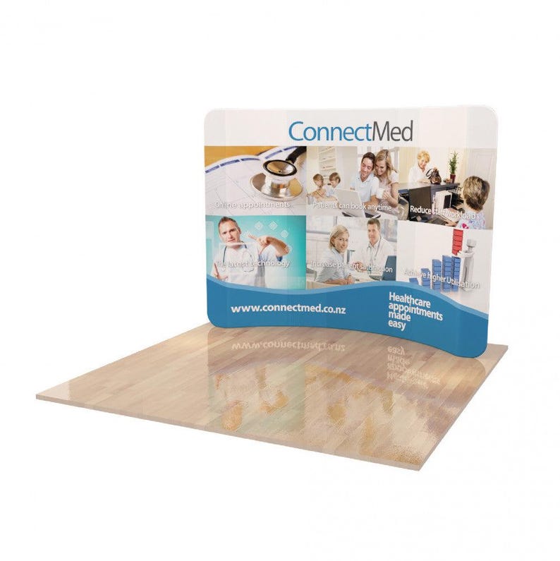 10ft Curve Tension Fabric Display - Etsy