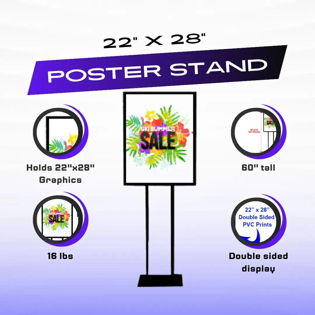 22" X 28" Poster Stand Display - Etsy