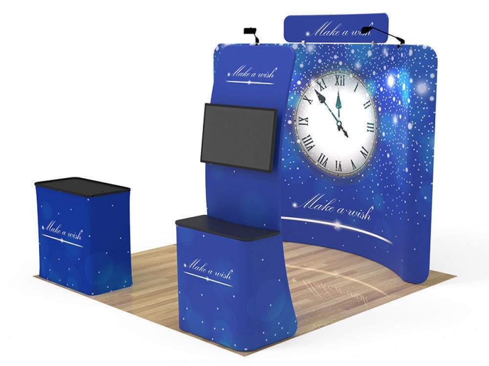 10x10ft Custom Curved Trade Show Booth 26 - Etsy