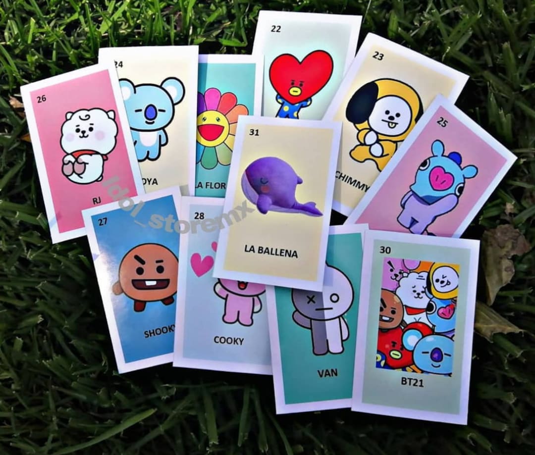 Lotería BTS - Etsy México