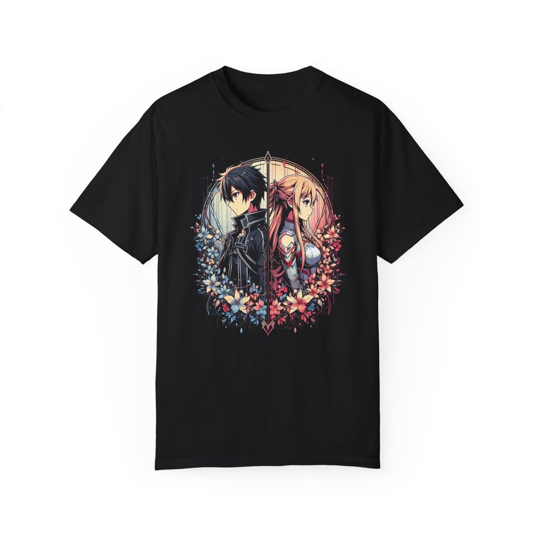 Kirito&asuna Sword Art Online Shirt Sword Art Online Asuna Kirito SAO ...