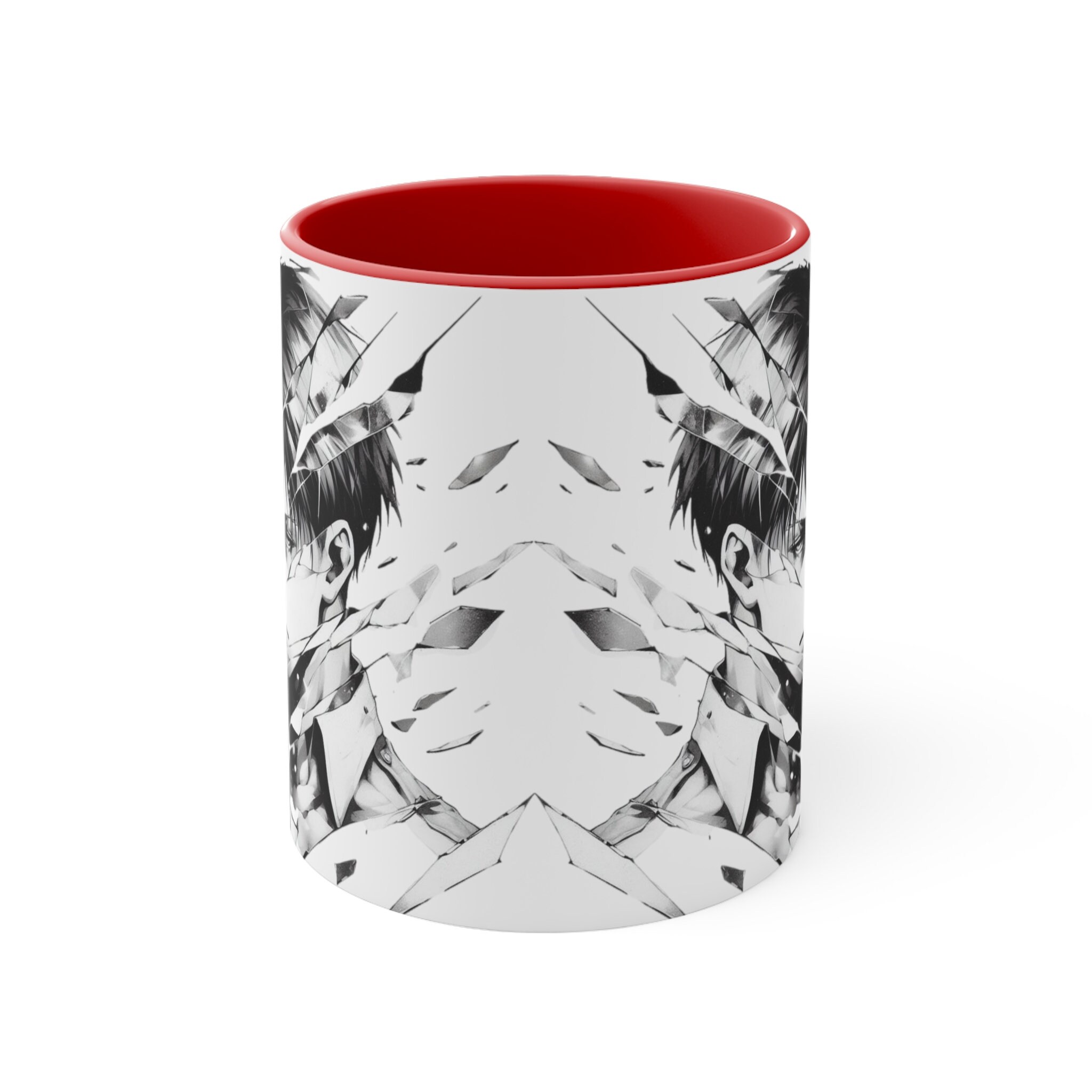 Levi Ackerman Mug.broken Glass Effect Mug. Aot Mug. Attack on Titan Mug ...
