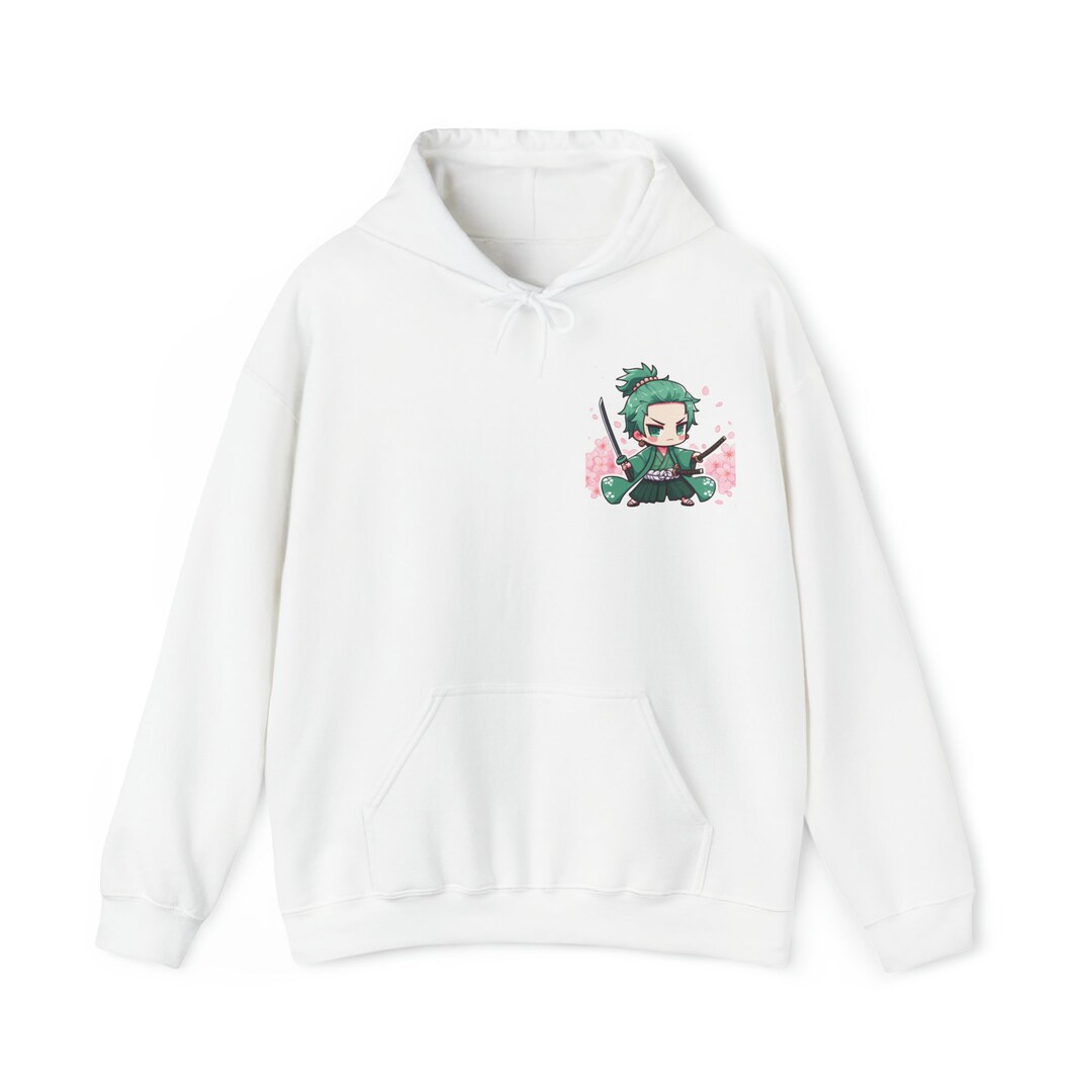 Cute Zoro Hooded Sweater for Anime Fans. One Piece Zoro Cute - Etsy