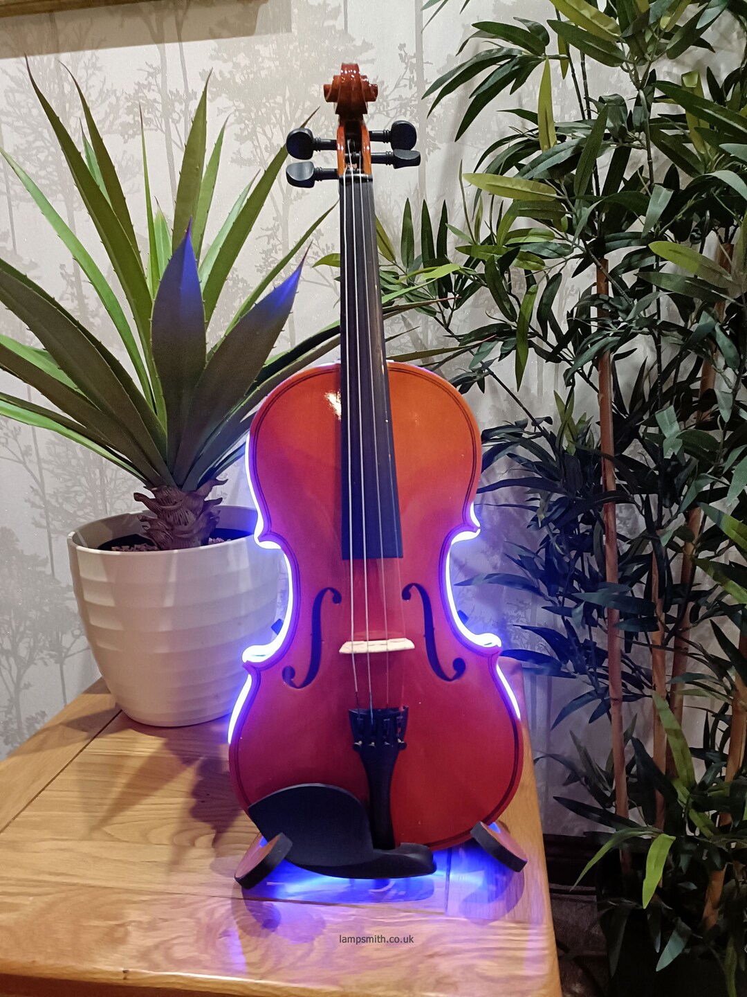 Creative Genuine Violin Table Lamp With the WOW Factor, Upcycled Violin ...