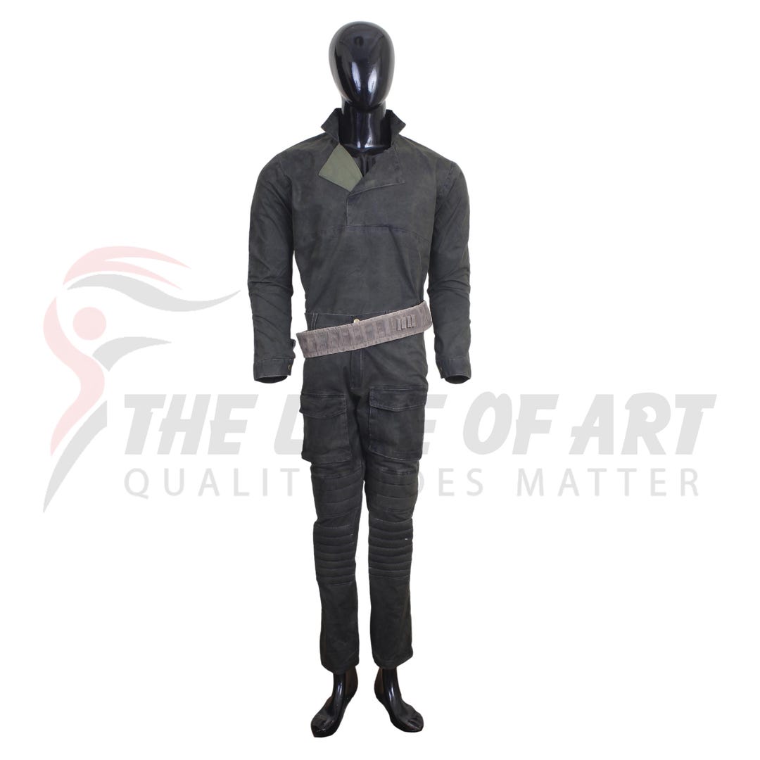 Inspired by SW Cal Jedi Survivor Cal Kestis Costume Greyish Black Full ...