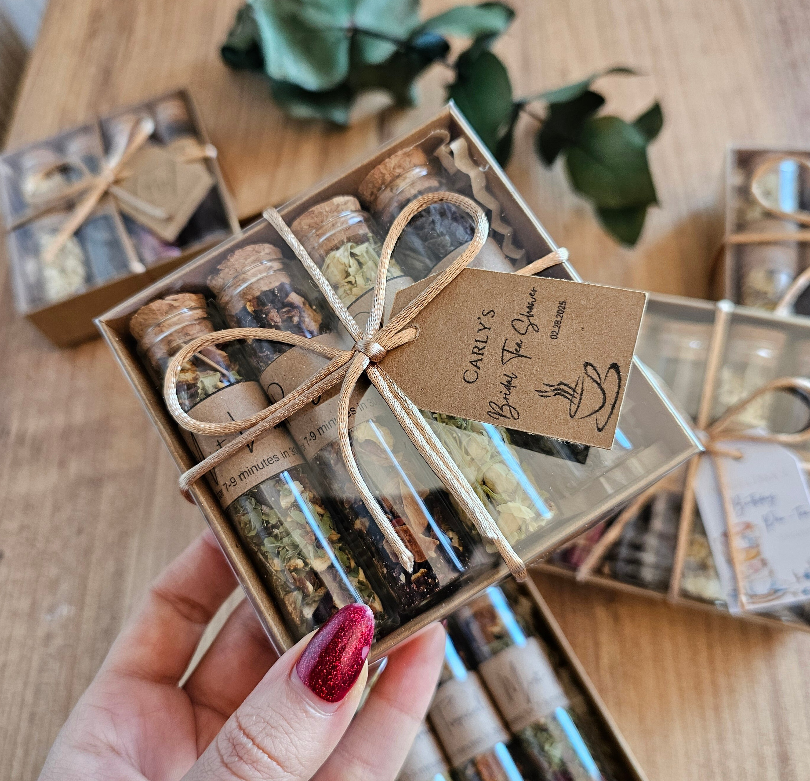 Tea Delight Quartet Box 4 Exquisite Teas Perfect for Tea Themed Shower ...