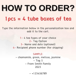 Unique Tea Gift - Handpicked Single-drink Teas in Glass Tubes - Custom ...