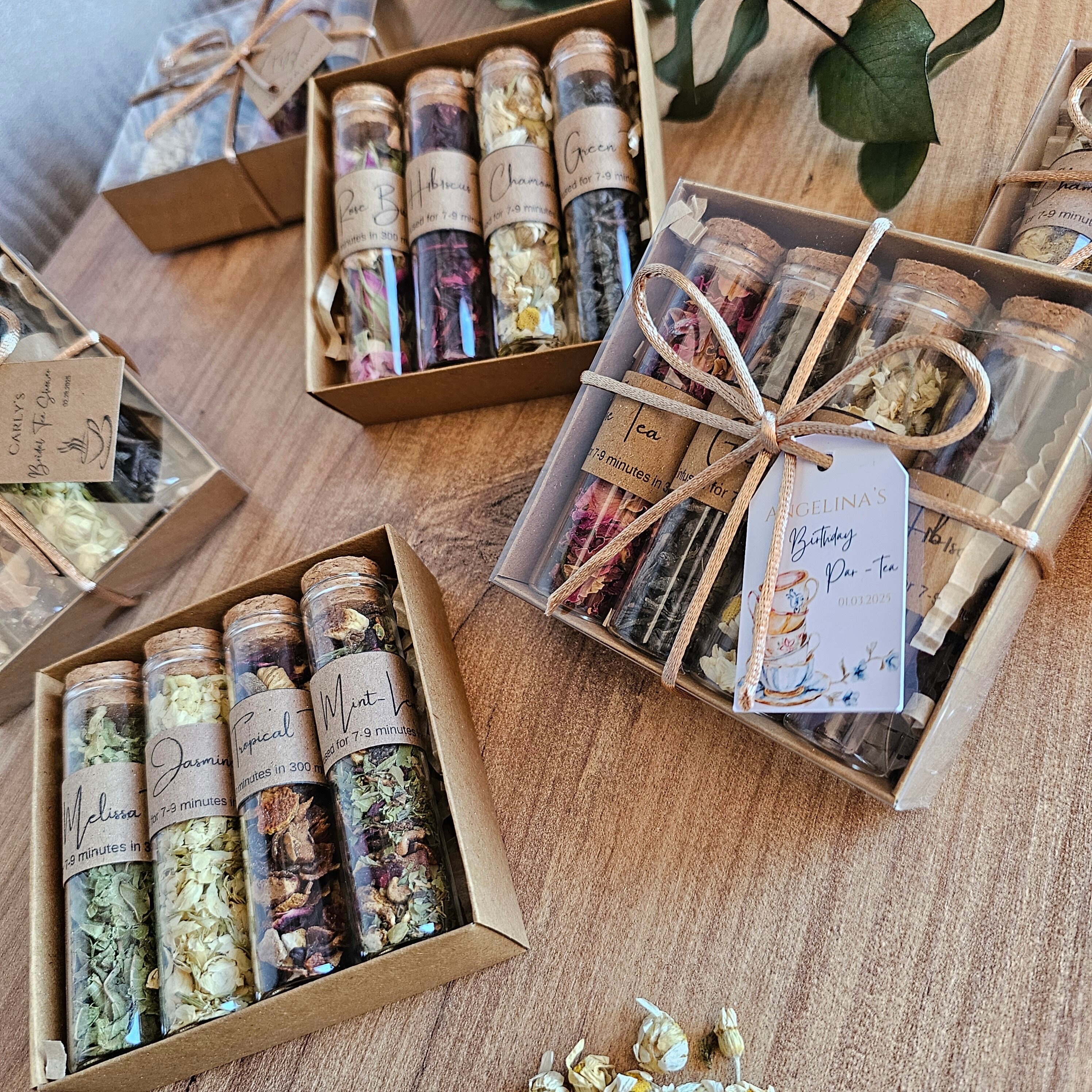 Charming Tea Quartet Kit - 4 Exquisite Teas - Perfect for Tea Themed ...