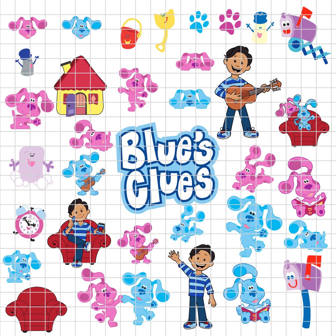 Mega Blue Dog Svg Bundle, Blue Dog Birthday Bundle Blue Dog Png Files ...