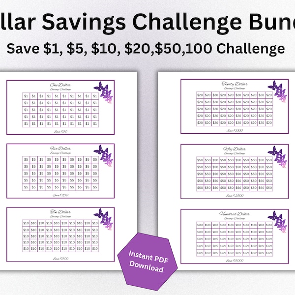 5 Dollar Challenge - Etsy