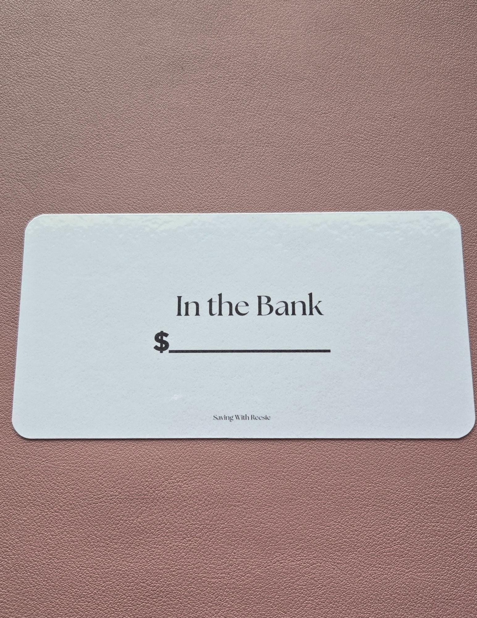 A6 - in the Bank Placeholder - Etsy