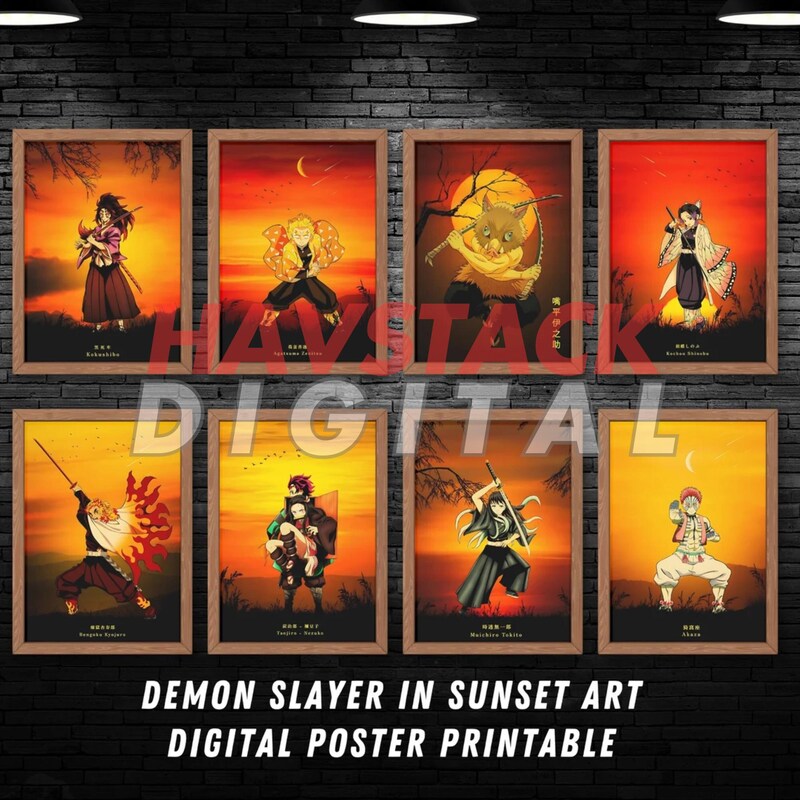 Demon Slayer Posters - Etsy