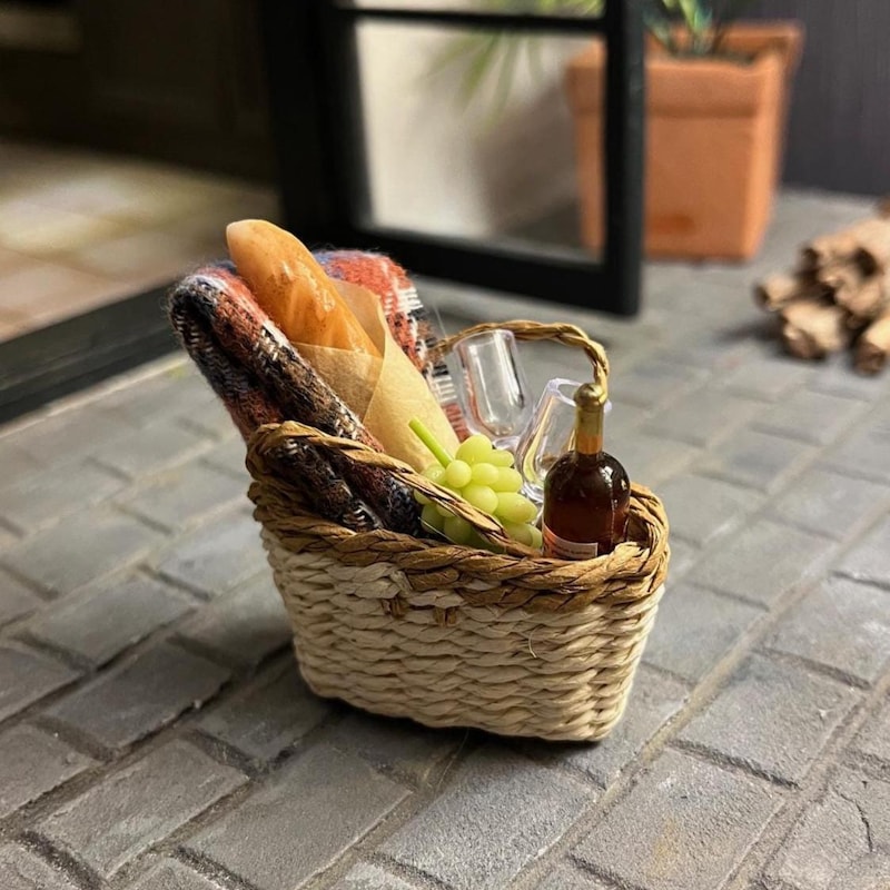 1:2 Miniature Basket - Etsy UK