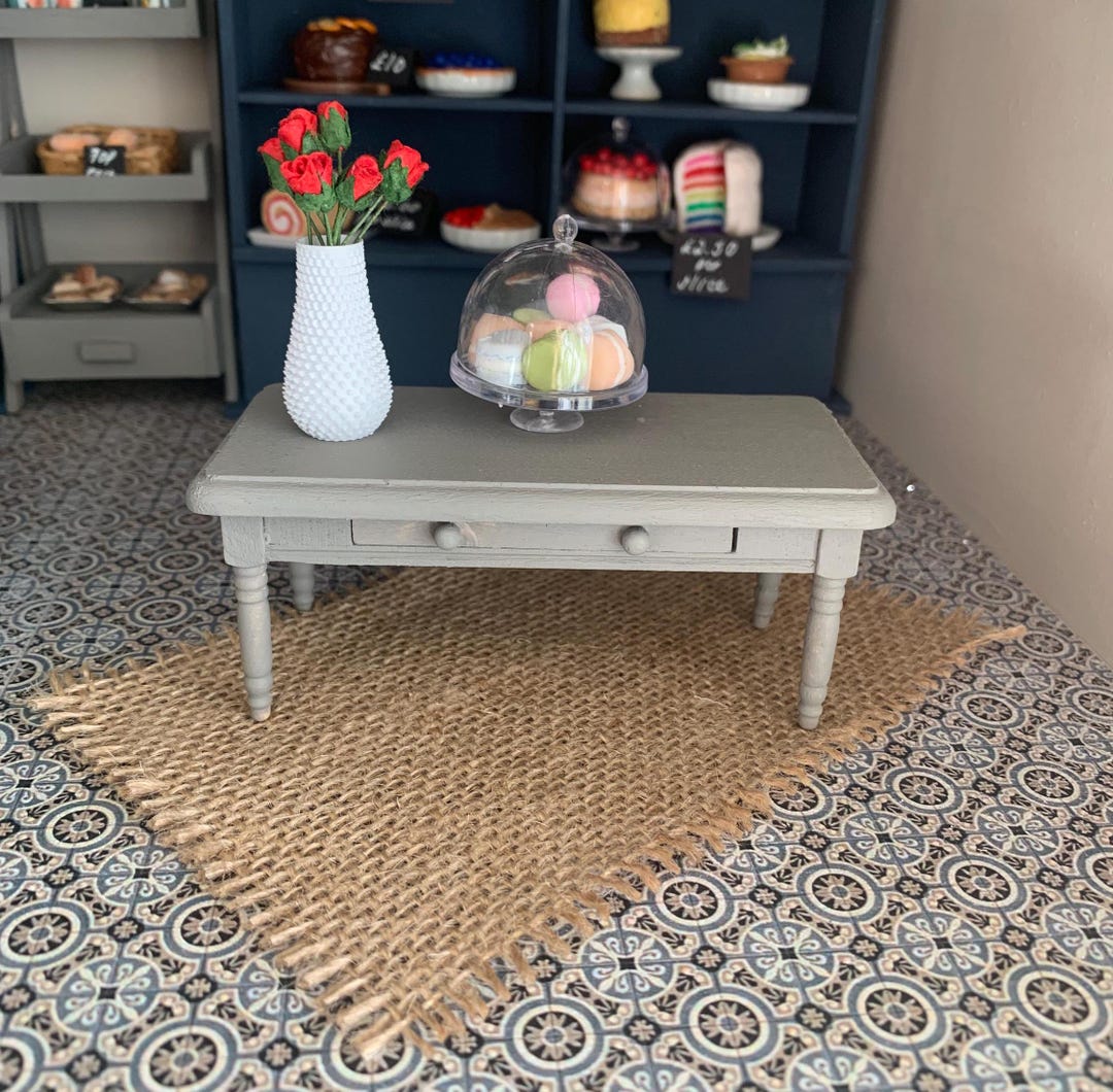 DOLLS HOUSE 1:12 Scale Hessian Rug - Etsy
