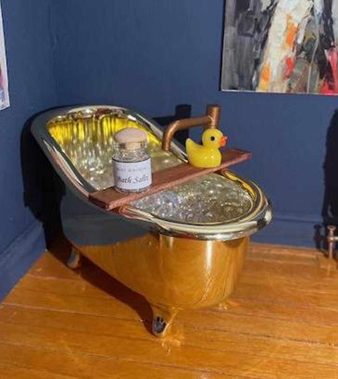 Dolls House 1:12 Scale - Bath Board With Salts and Duck - Etsy