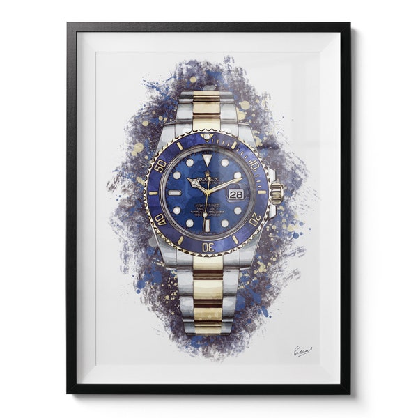 Rolex Wall Art - Etsy
