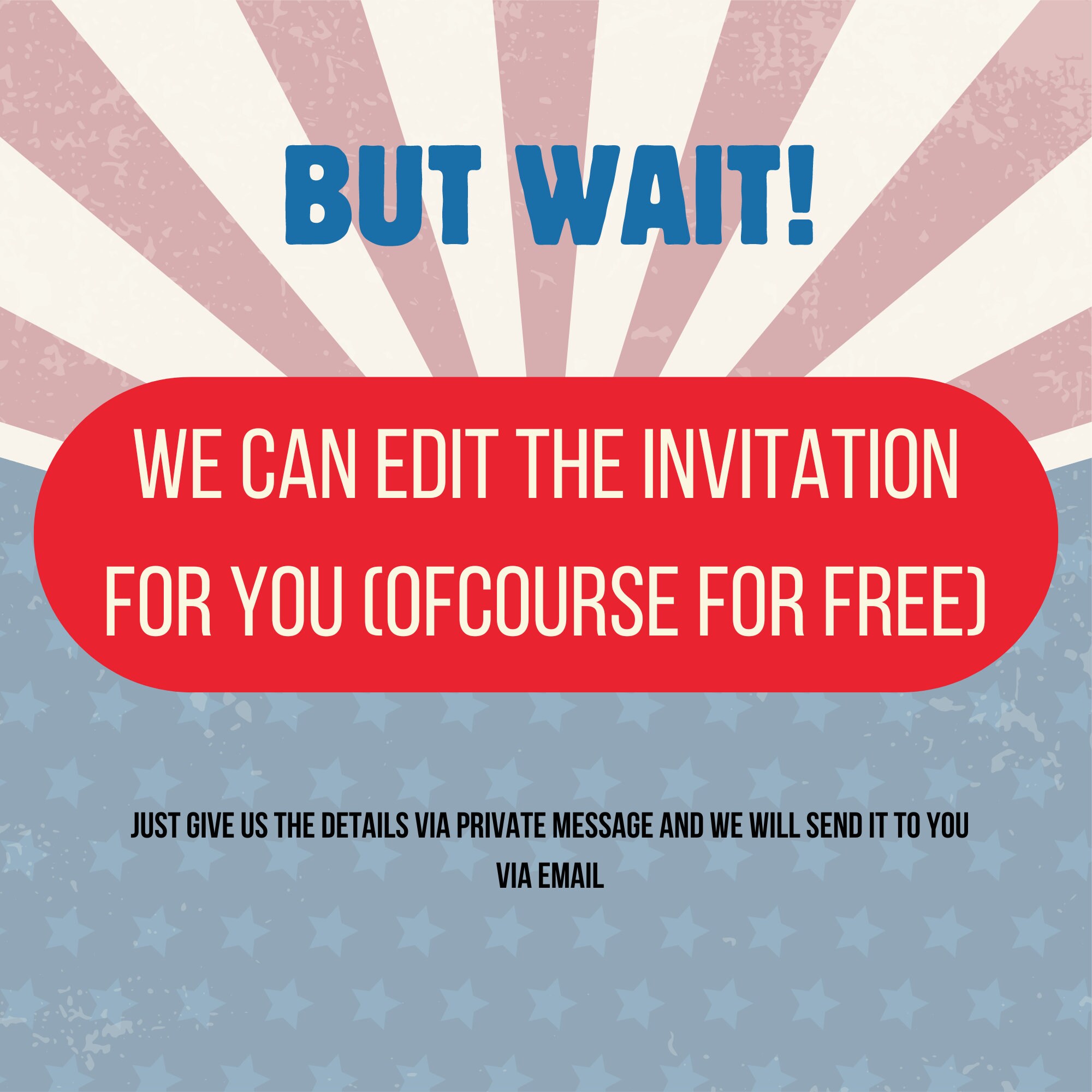 Editable Election Watch Party Invitation Template Digital Template ...
