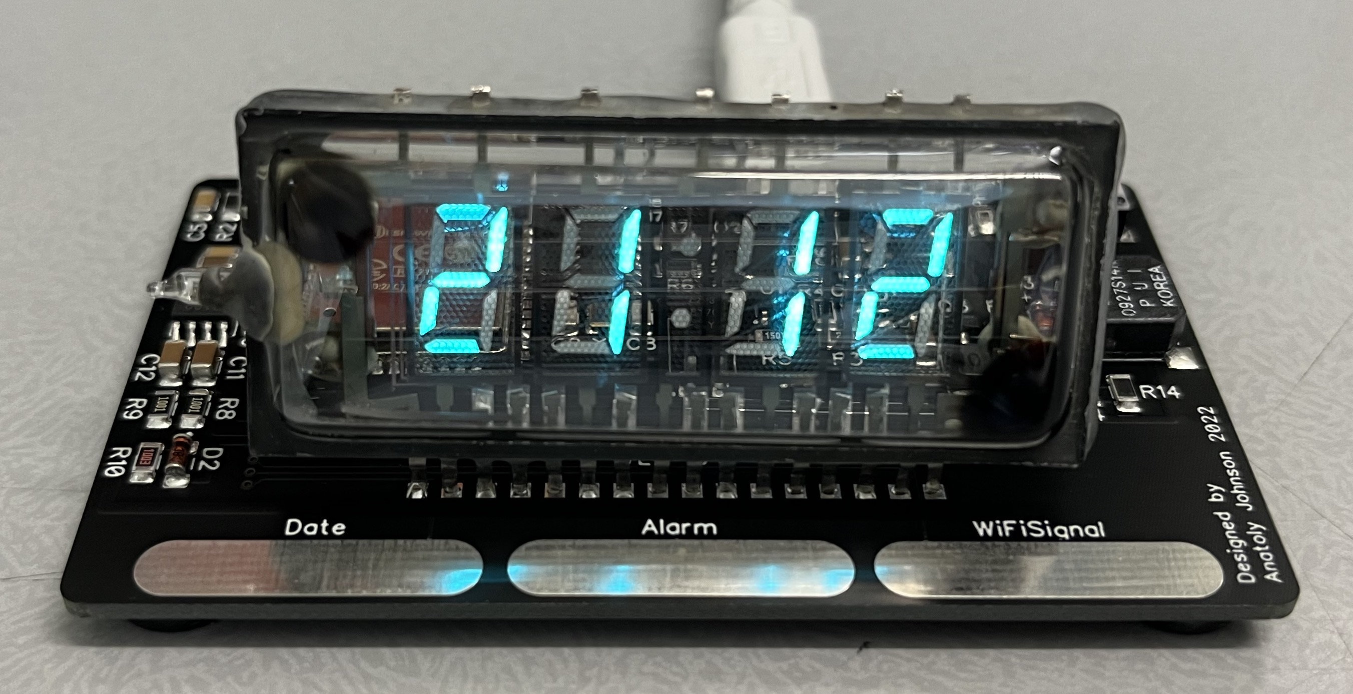 Vintage VFD Alarm Clock Wifi ESP32 Soviet IVL 2-7/5 (ИВЛ 2-7/5) - Etsy