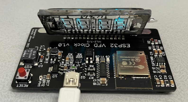 Vintage VFD Alarm Clock Wifi ESP32 Soviet IVL 2-7/5 ИВЛ 2-7/5 - Etsy