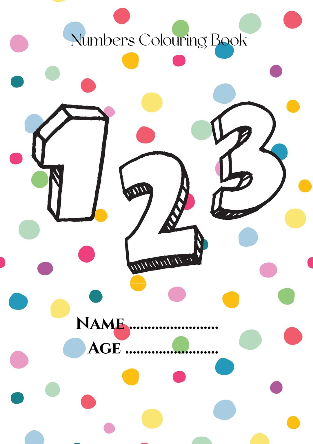 Numbers Colouring Book for Kids | Learn 1-10 | Fun Educational ...