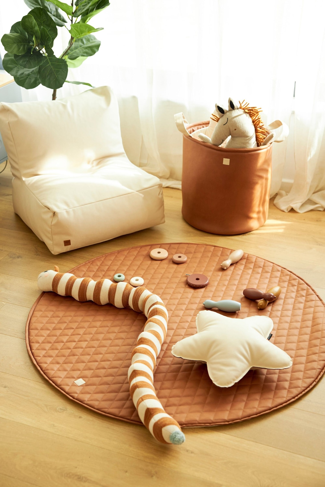 Vegan Leather Mini Lounge Chair for Kids Ideal Birthday Gift for Boy or ...