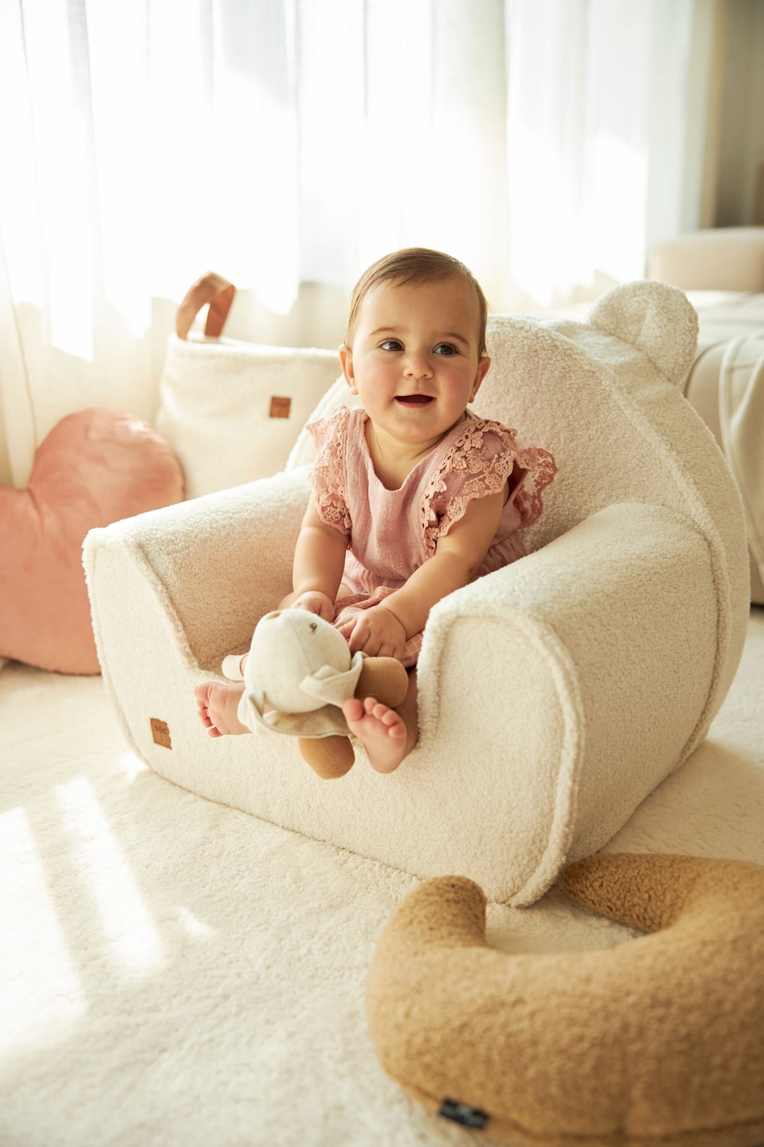 Mini Teddy Bear Chair for Kids Eco-friendly, Soft, Ideal for Play ...