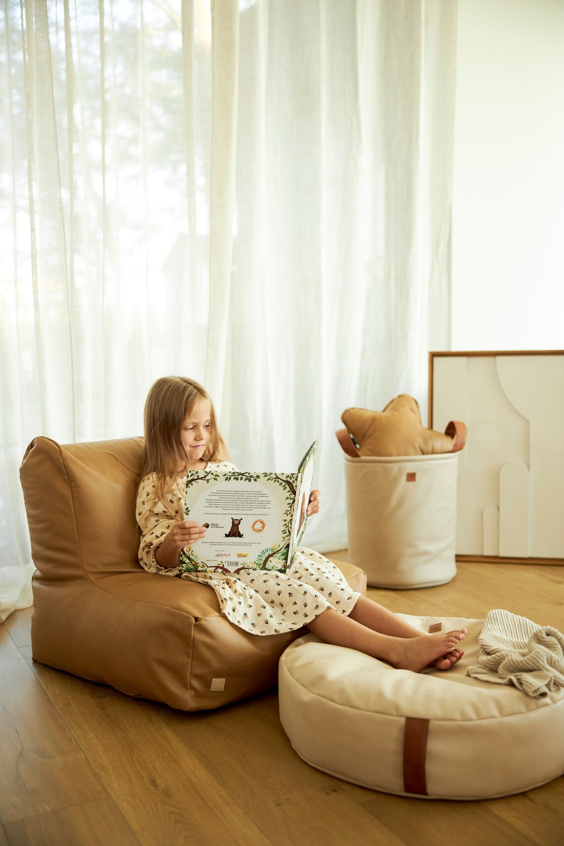 Vegan Leather Mini Lounge Chair for Kids Ideal Birthday Gift for Boy or ...