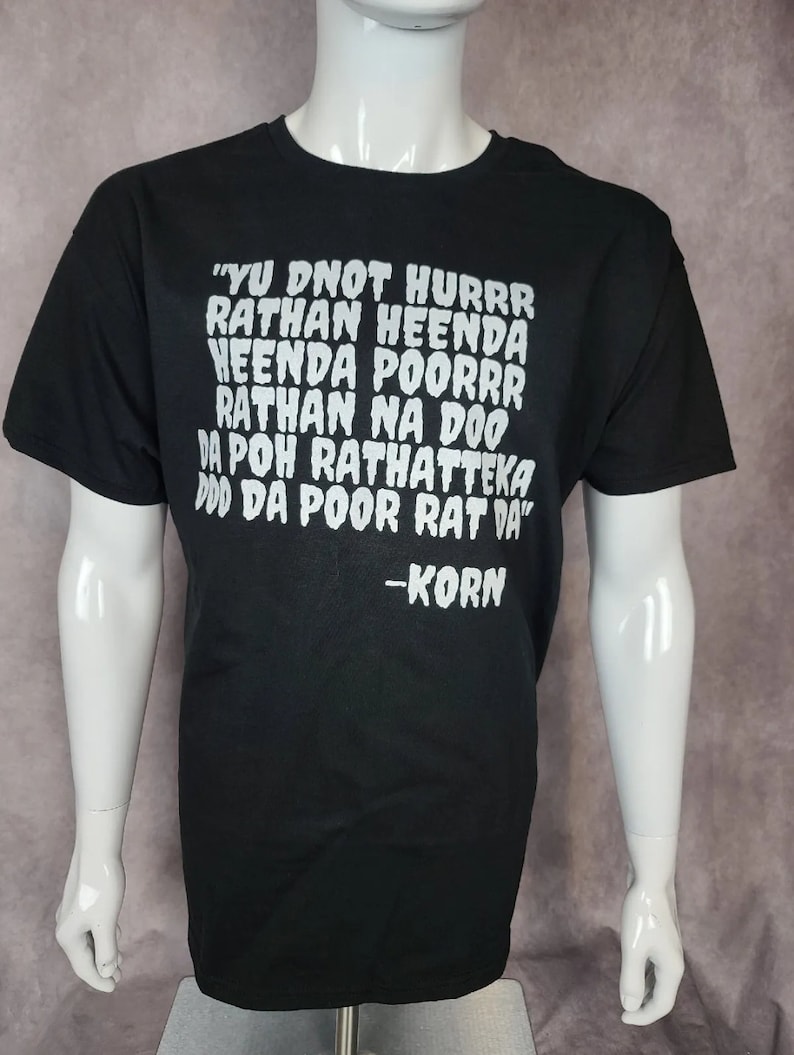 KORN Twist Lyrics Shirt! Short/long/hoodie! New - Etsy