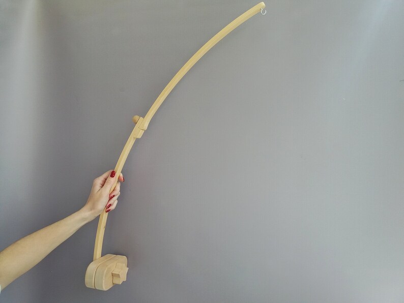 Crib Mobile Arm Baby Mobile Hanger Wooden Mobile Support With - Etsy
