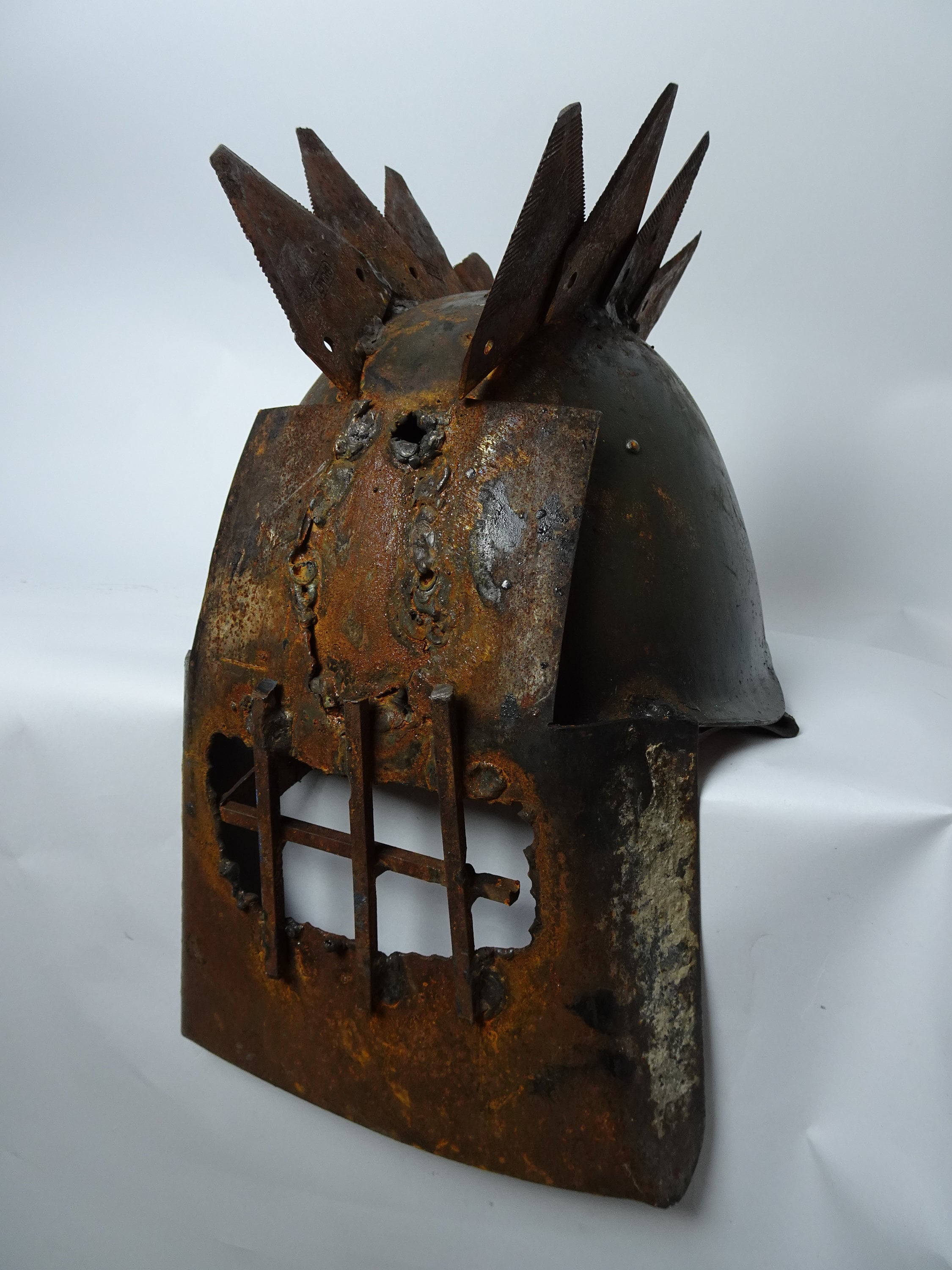 Full Metal Post-apocalyptic Helmet, Ideal for True Survivor Raiders ...