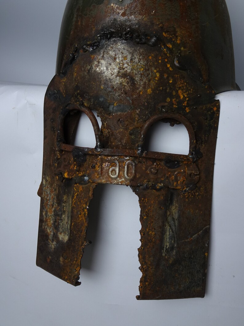 Full Metal Post-apocalyptic Helmet , Ideal for True Survivor Raiders ...