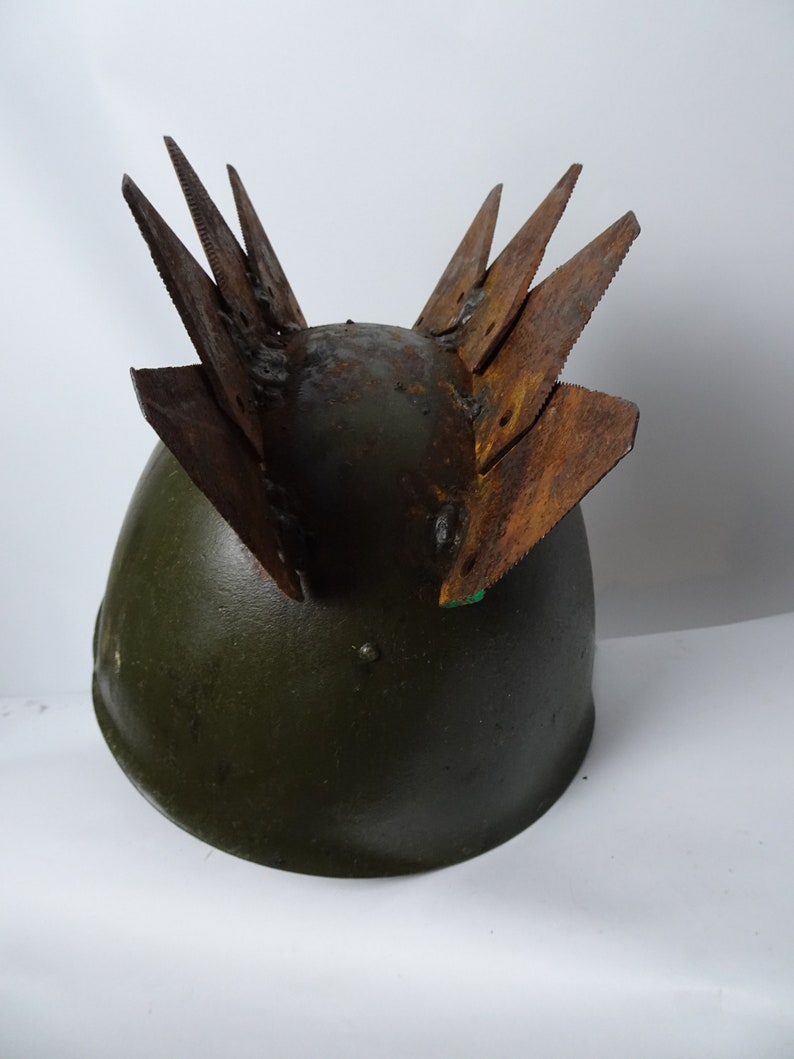 Full Metal Post-apocalyptic Helmet, Ideal for True Survivor Raiders ...